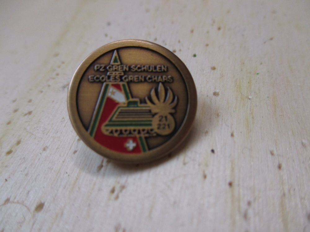 Panzer Gren Schule Ecoles Gren Chars 21 221 pin Militär (Neu (gemäss ...
