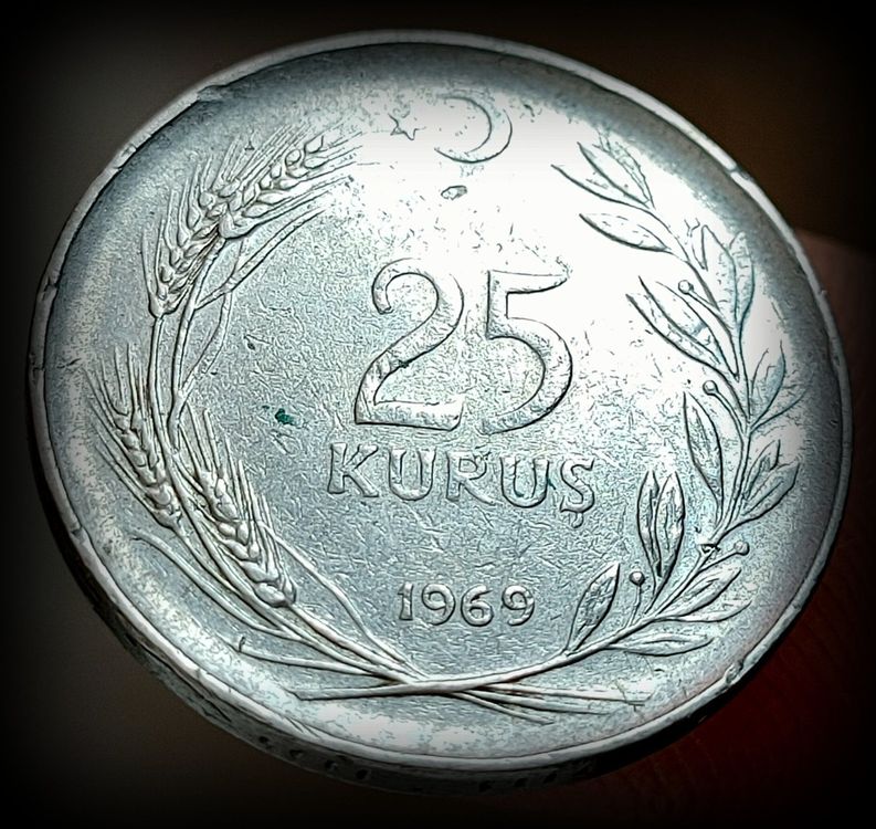TÜRKEI 25 KURUS 1969 (Gebraucht) in Winterthur für CHF 1 – mit Lieferung auf Ricardo kaufen