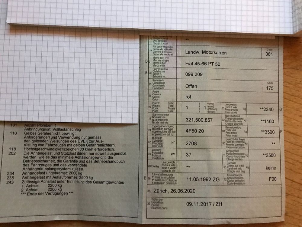 Allrad Traktor Fiat Polytrac 50 (Gebraucht) in Sternenberg für CHF ...