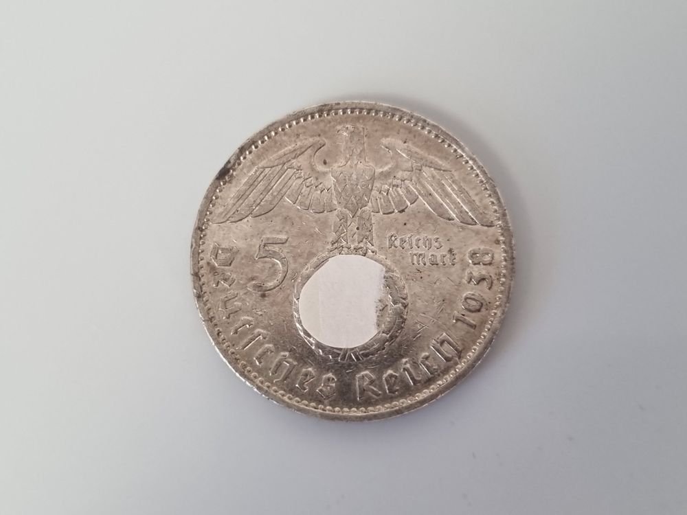 *5 Reichsmark 1938 Münze Deutsches Reich | Kaufen auf Ricardo