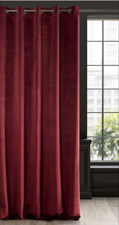 Vorhang Samt Luxus 100% Verdunkelnd extrabreit BxH 168x229cm (Neu und ...