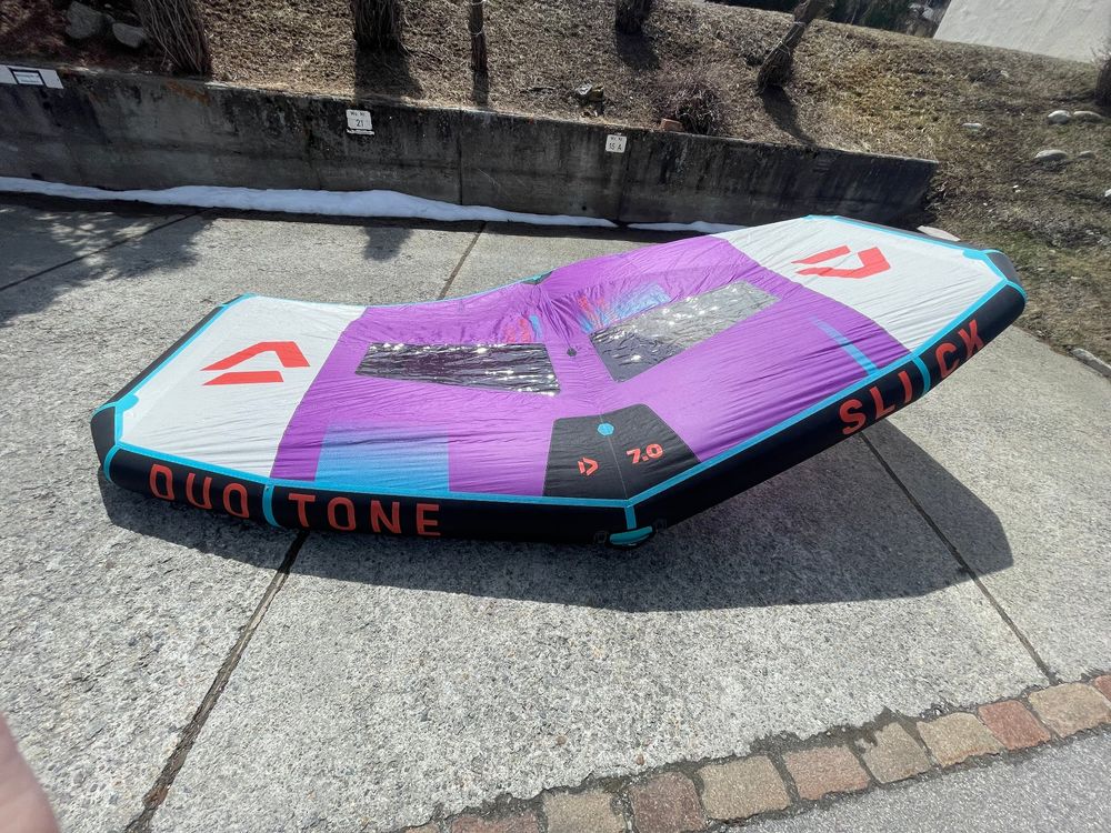 Duotone Slick 7m2 inkl. Carbon Boom und Leash (Gebraucht) in La Punt ...