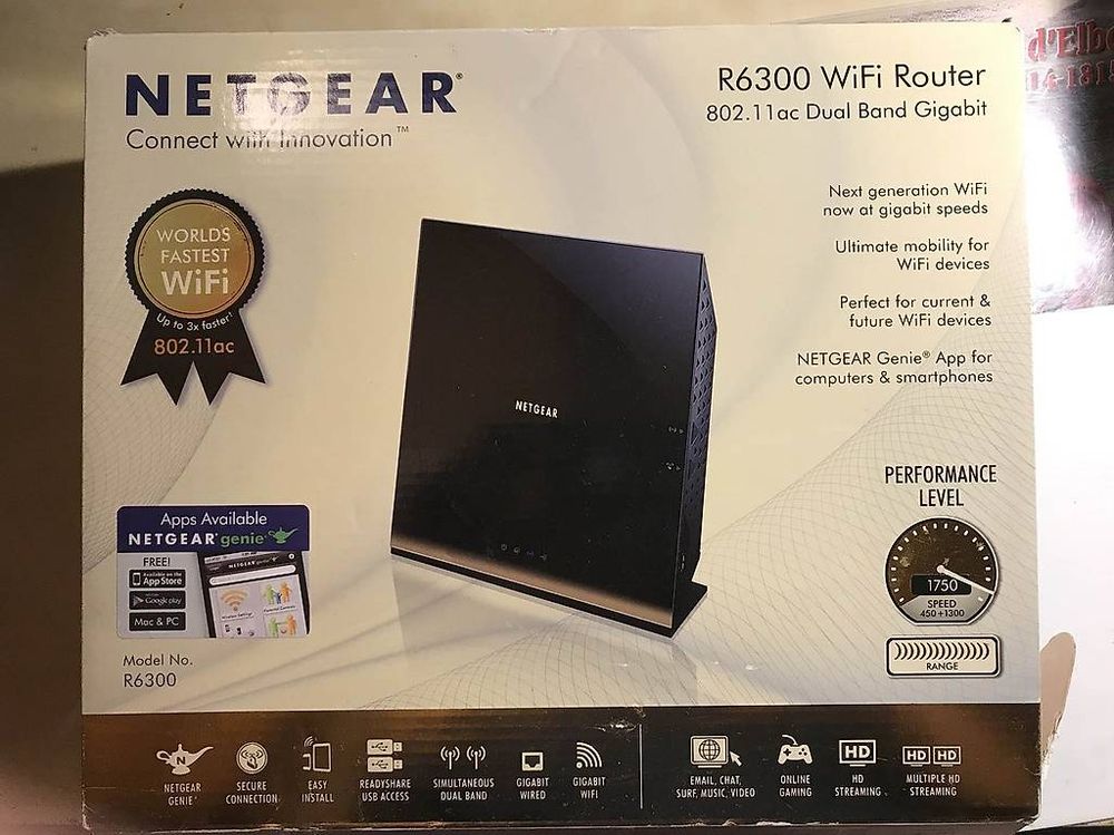 Routeur WiFi NETGEAR R6300 Dual Band (1750 Mbps speed) (Gebraucht) in Lausanne 26 für CHF 50 ...