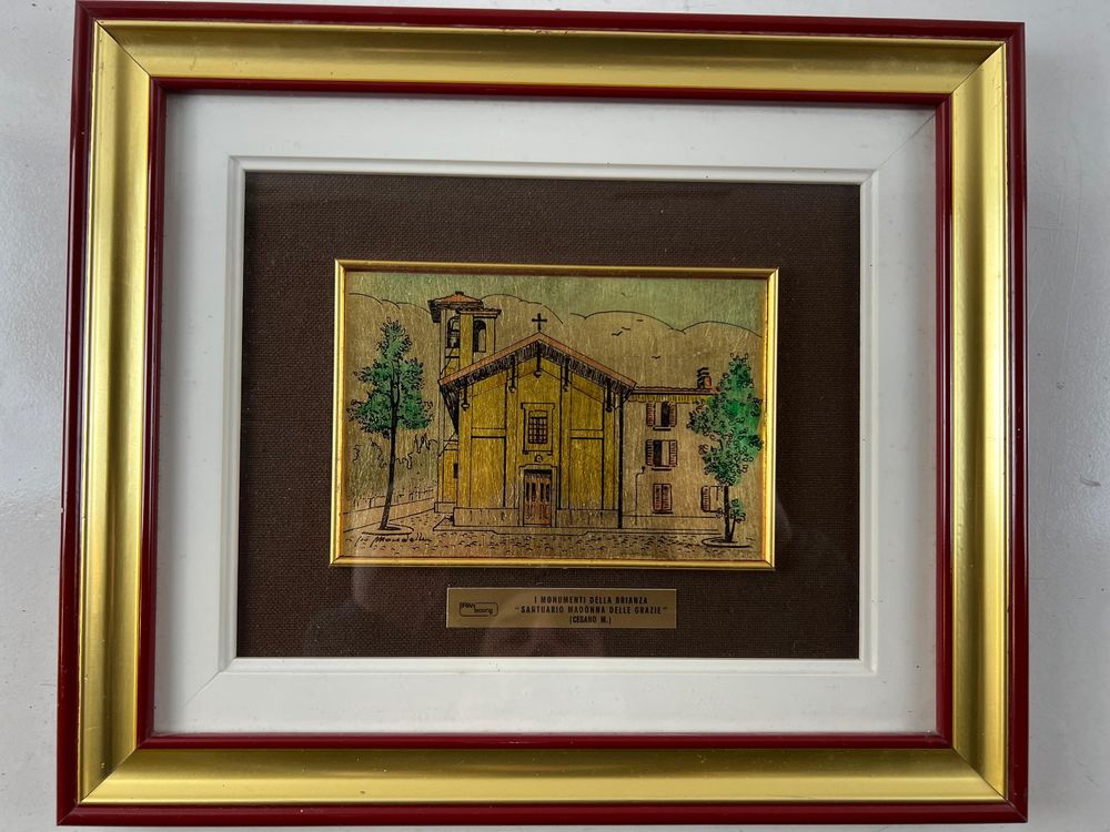 MADONNA DELLE GRAZIE SEK. XIII handbemalt mit zertifikat (Gebraucht) in ...