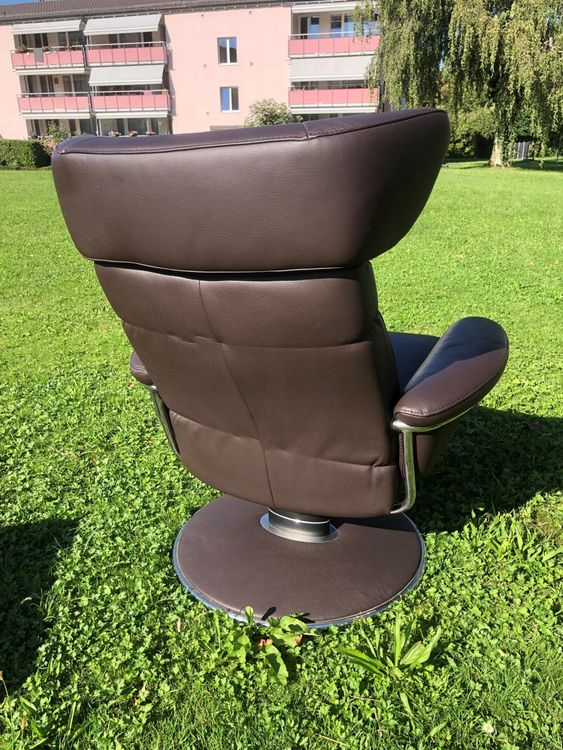 Stressless Relaxsessel Leder schwarz mit Hocker | Kaufen auf Ricardo