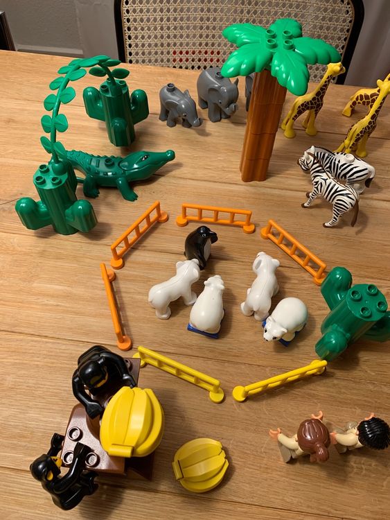 Lego Duplo Set Zoo mit Menschen und Tieren | Kaufen auf Ricardo