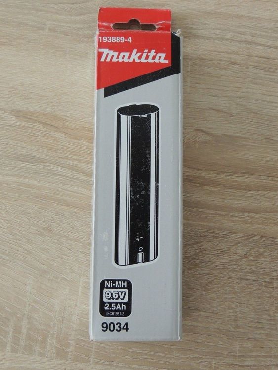 Akku MAKITA 9034 9.6V 2.5Ah 193889-4 (Neu und originalverpackt) in ...
