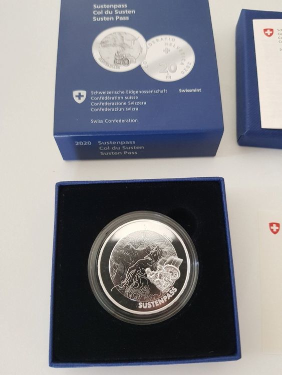 Sustenpass 20 Fr. PP Künstler SIGNATUR (Neu und originalverpackt) in Schlieren für CHF 149 – mit ...