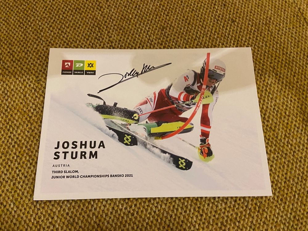 Autogrammkarte Joshua Sturm | Kaufen auf Ricardo