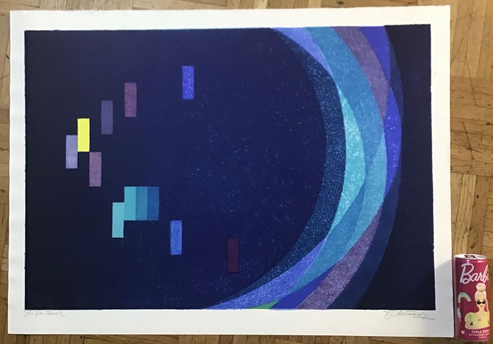 Moderne Grosse Lithographie Unleserlich Signiert (Gebraucht) in Root für CHF 5 – mit Lieferung ...