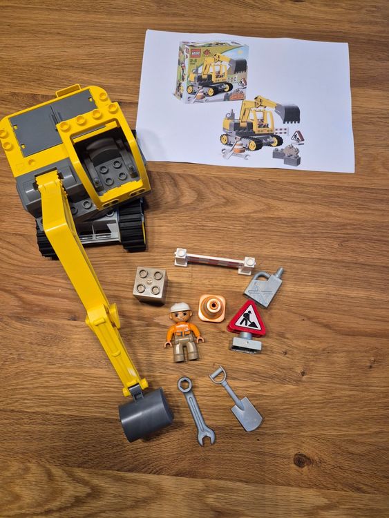 Lego Duplo Raupenbagger 4986 - alle Teile - SET 002 (Gebraucht) in ...