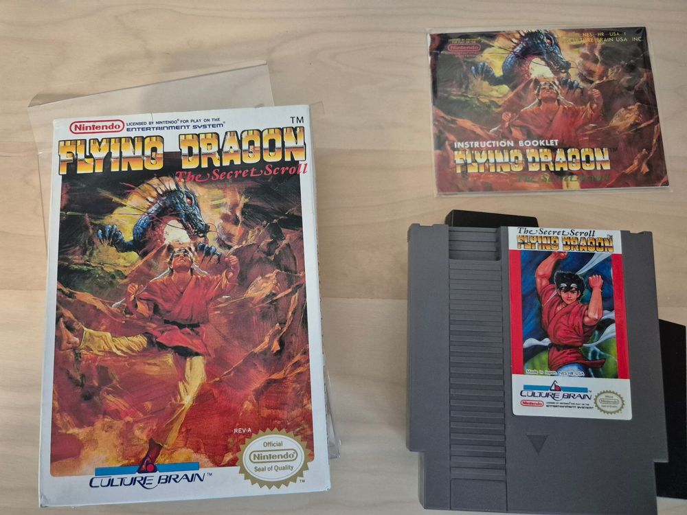 NES: Flying Dragon - the secret scroll (US; CIB) (Gebraucht) in Bern ...