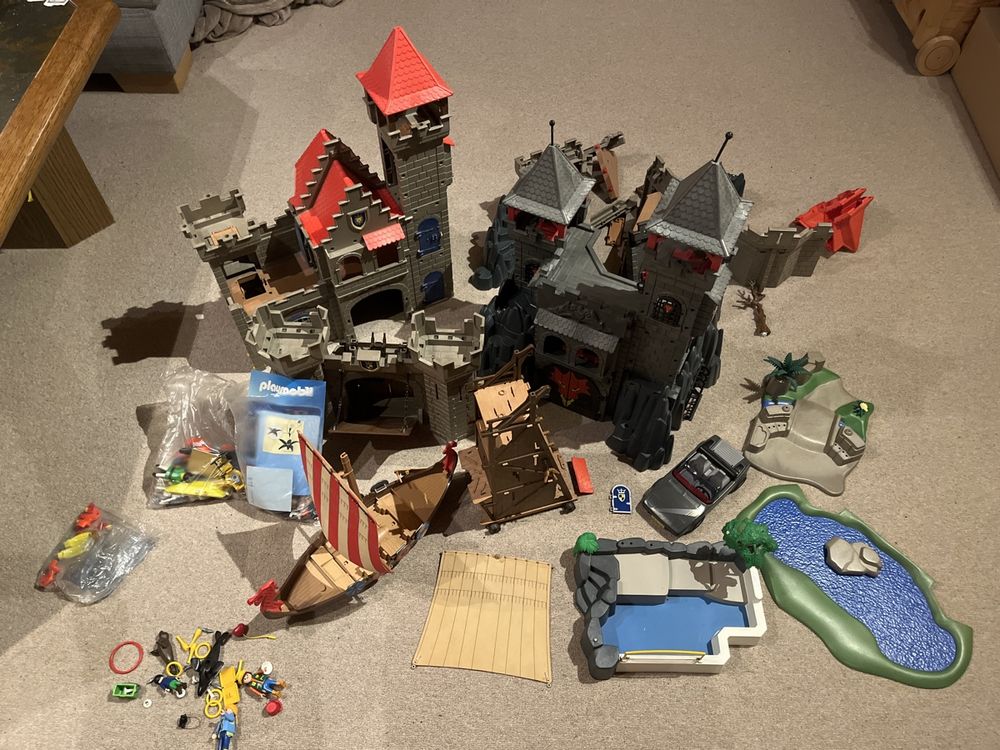 XXL Playmobil Sammlung Mix Burg Piraten Auto Ritter Tiere | Kaufen auf ...
