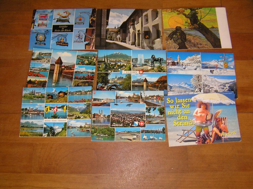50 Restkarten Schweiz (Gebraucht) in Lumbrein für CHF 2 – mit Lieferung auf Ricardo kaufen