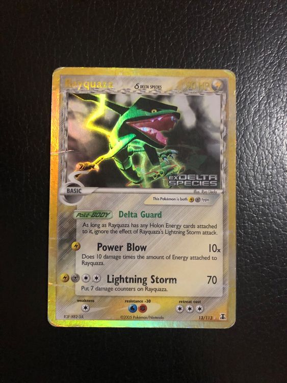 Ex Delta Species Rayquaza Holo Stamped 13/113 Ab 1 (Gebraucht) in für ...