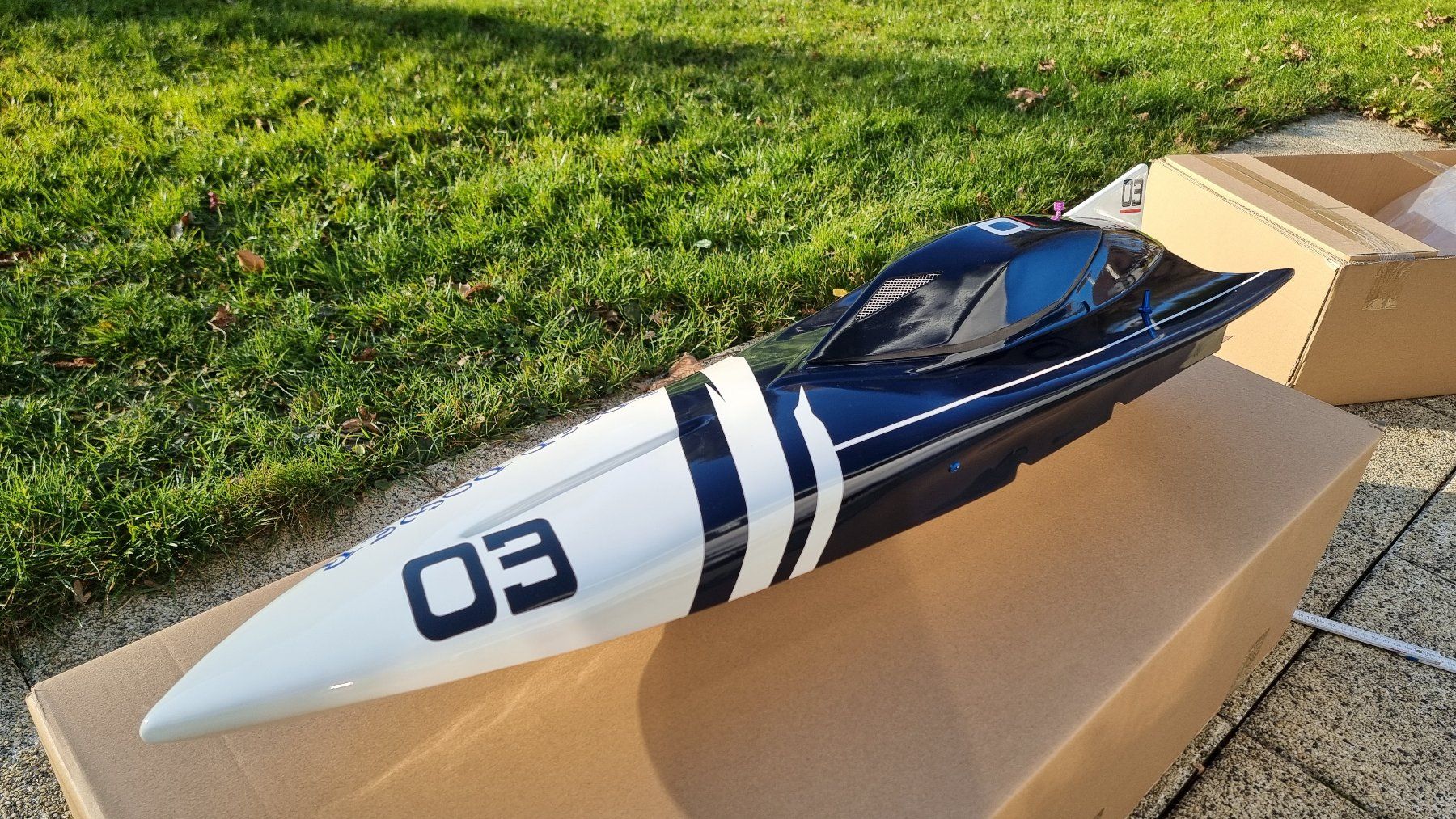 Rennboot Speed Boat, GFK mit Antrieb und Regler 92 cm (Neu und ...