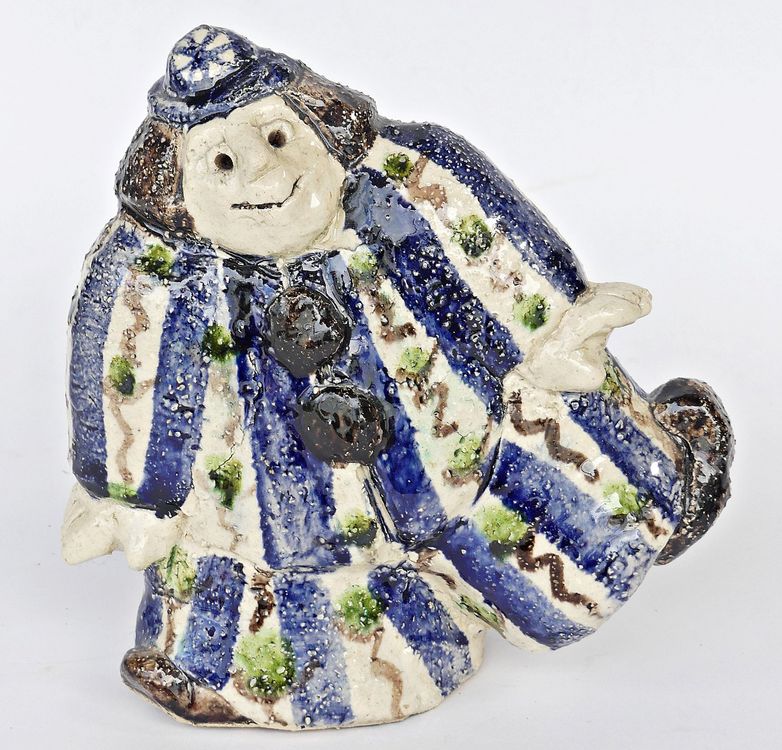 Keramik Skulptur "Clown" von Ueli Schmutz | Kaufen auf Ricardo