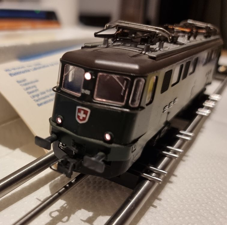 ROCO 4195 Ae 6/6 SBB grün H0 1:87 DC digital ESU LokPilot 4 (Neu (gemäss Beschreibung)) in ...