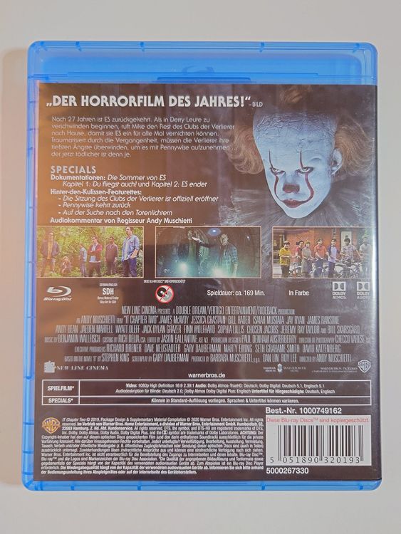 ES Chapter 2 Stephen King Blu-Ray | Kaufen auf Ricardo