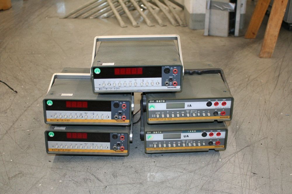 5 Stück Digitale Multimeter der Marke Siemens (Gebraucht) in für CHF 85 ...