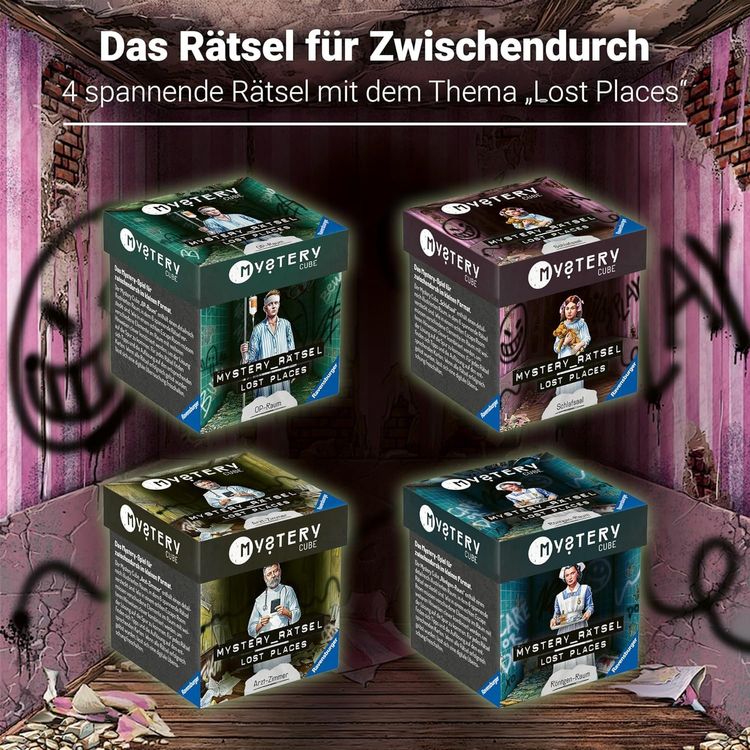 Mystery Cube - Lost Places Escape Spiel - alle 4 Boxen | Kaufen auf Ricardo Mystery Cube - Lost Places Escape Spiel - alle 4 Boxen | Kaufen auf Ricardo