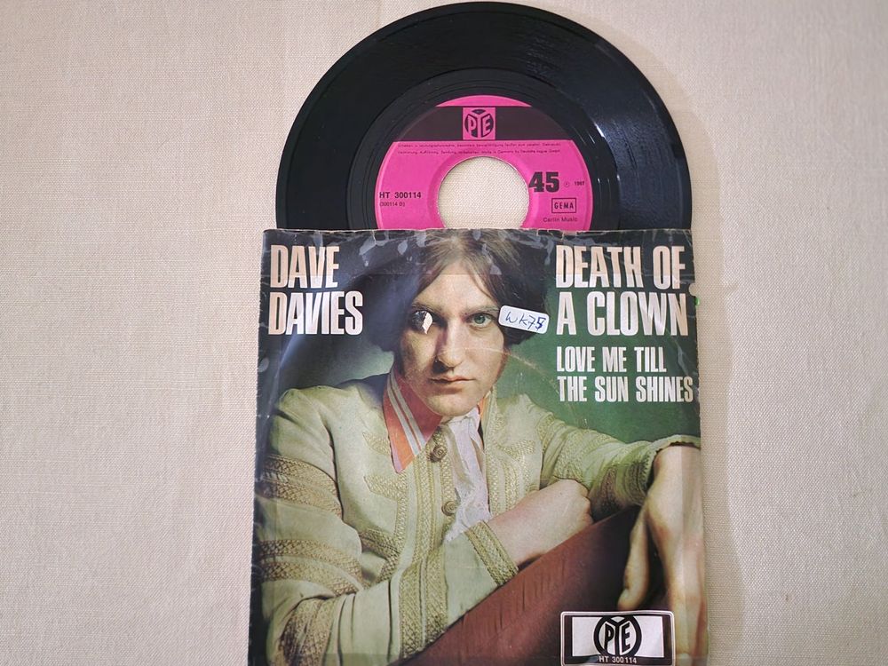 Dave Davies Single – Death Of A Clown (Gebraucht) in Root für CHF 5 ...