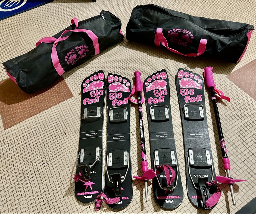 Kneissl Big Foot Skis, inkl. Stöcke und Taschen, Top! (54) (Gebraucht ...