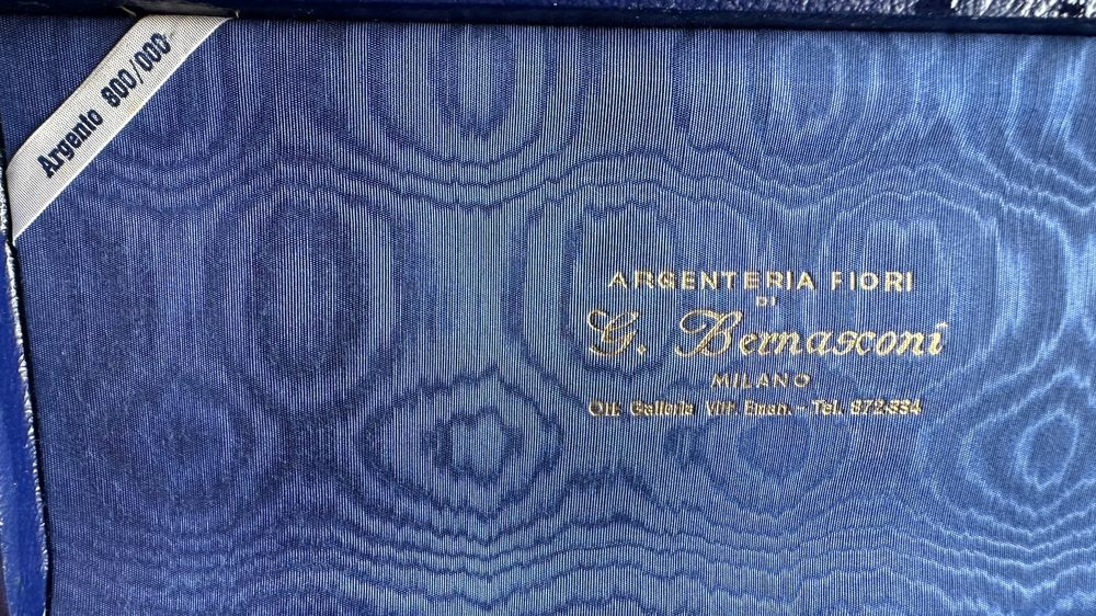 antikes Servierbesteck m. Horn Silber 800 Mailänder Juwelier (Neu und ...