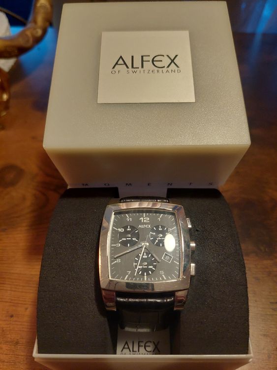 Alfex Herrenuhr Chronograph, Swiss Made (Gebraucht) in Flamatt für CHF ...