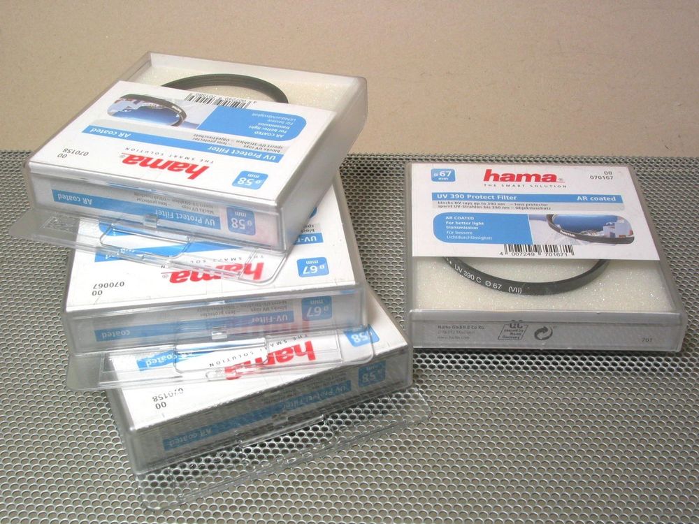 HAMA MC Coated New MC UV-0 Ultraviolett Blocker Filter 58mm (Neu ...