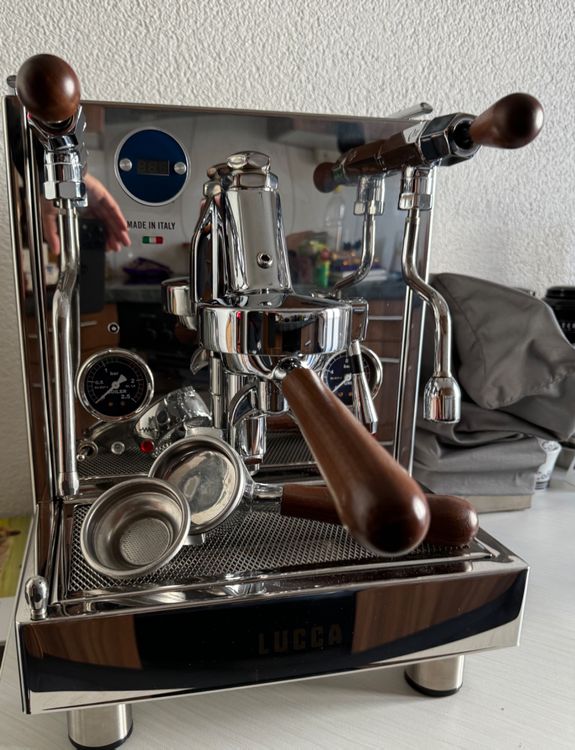 Quick Mill Lucca Faema E61 Dualboiler mit Holz Griffen 2019 | Kaufen ...