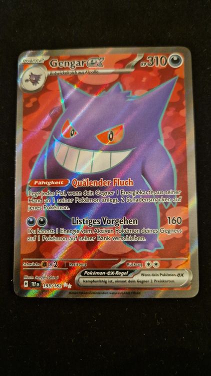 Pokemon Card | Gengar EX | Temporal Forces | Ultra Rare (Neu (gemäss ...