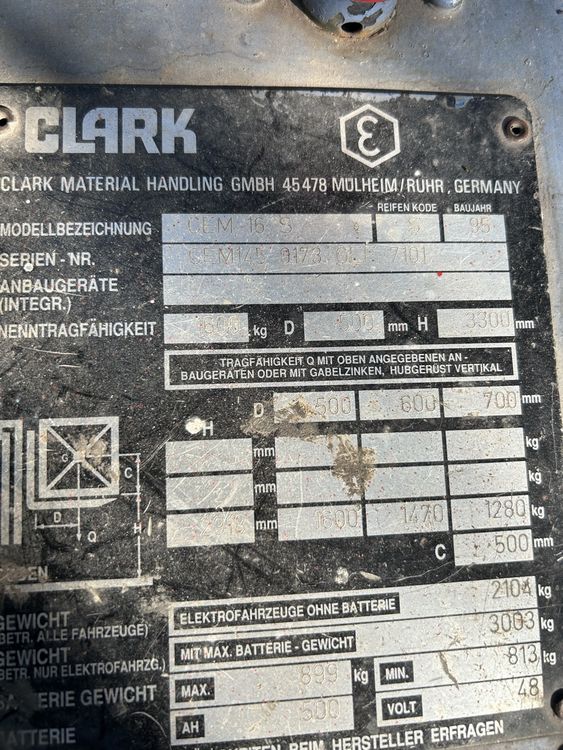 Clark électrique (D'occasion) à Dorenaz pour CHF 1500 – retrait ...