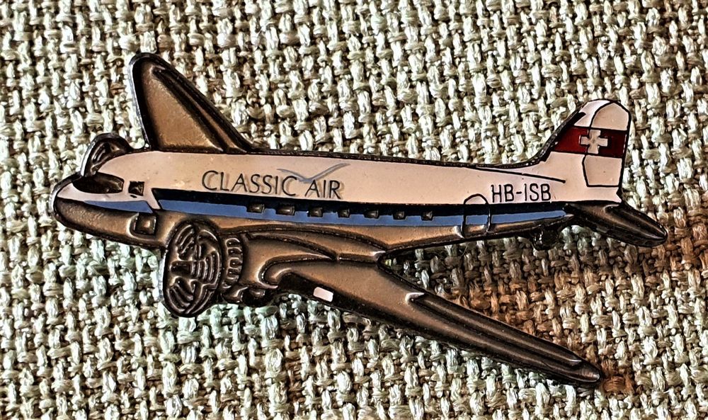 M207 - Pin Flugzeug Classic Air HB-158 DC-3 Schweiz (Gebraucht) in ...