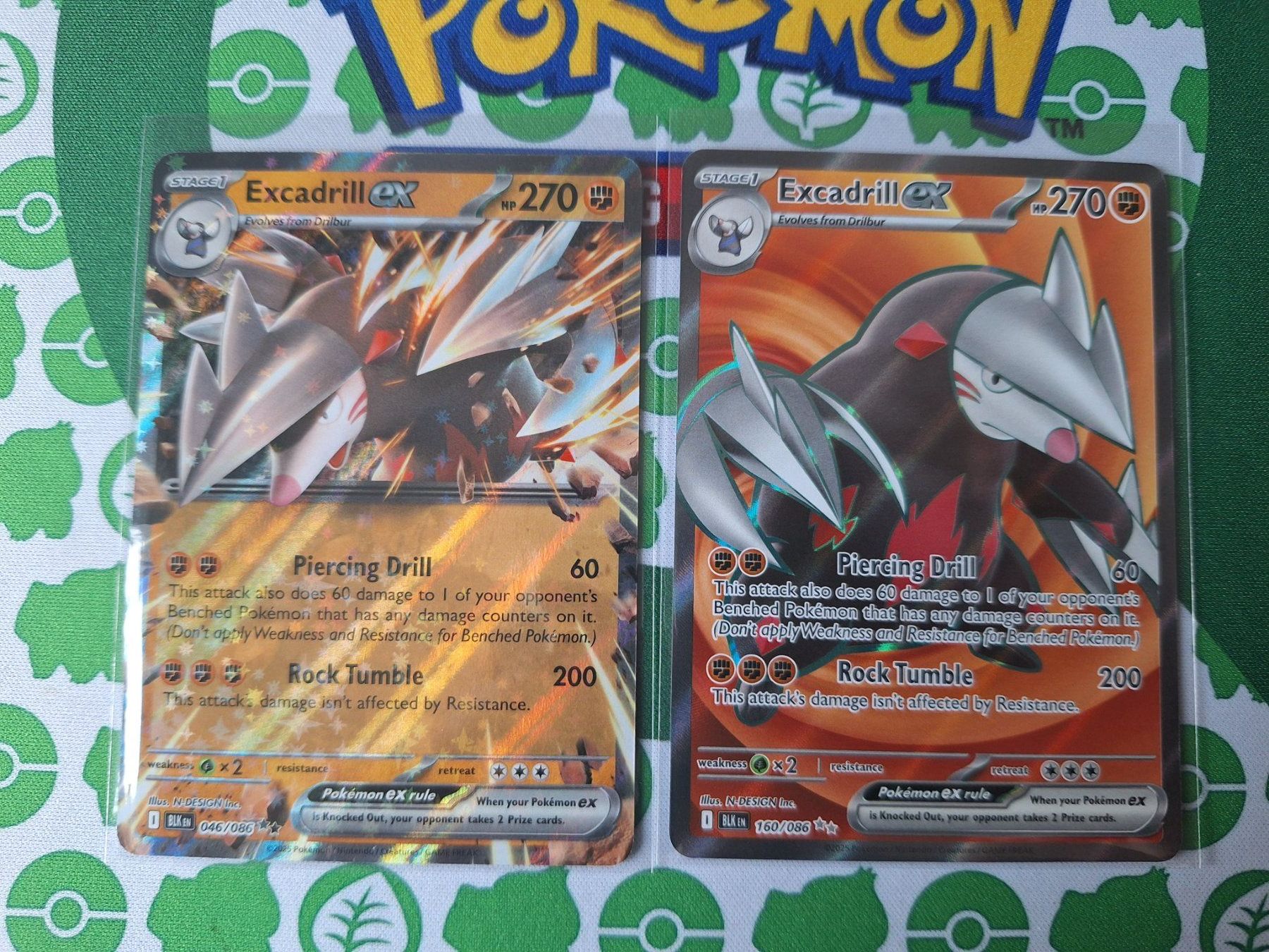 Pokemon Excadrill ex Set 160/086 Black Bolt Englisch (Neu (gemäss ...