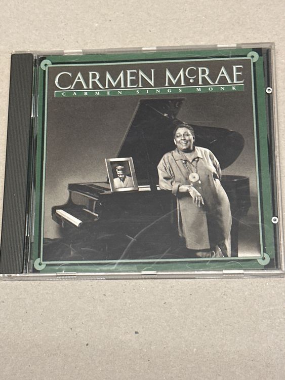 Carmen McRae – Carmen Sings Monk (CD 1990) | Kaufen auf Ricardo