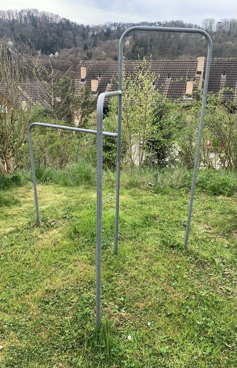 Klettergerüst / Turngerät mit 3 Reckstangen für den Garten (Gebraucht ...