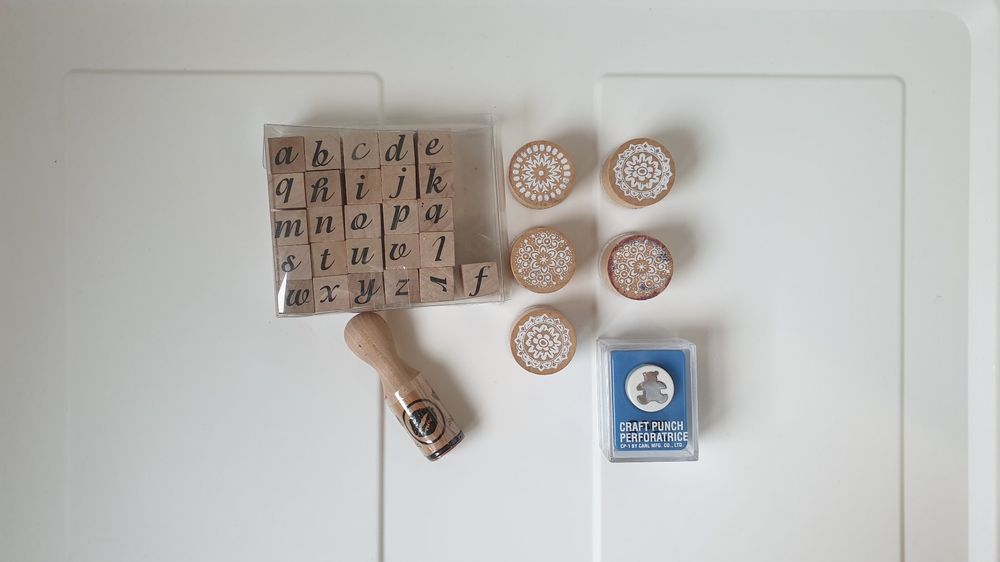 Motivstempel Stempel + Mini Stanzer Bär Set (Neu (gemäss Beschreibung)) in St. Gallen für CHF 7 ...