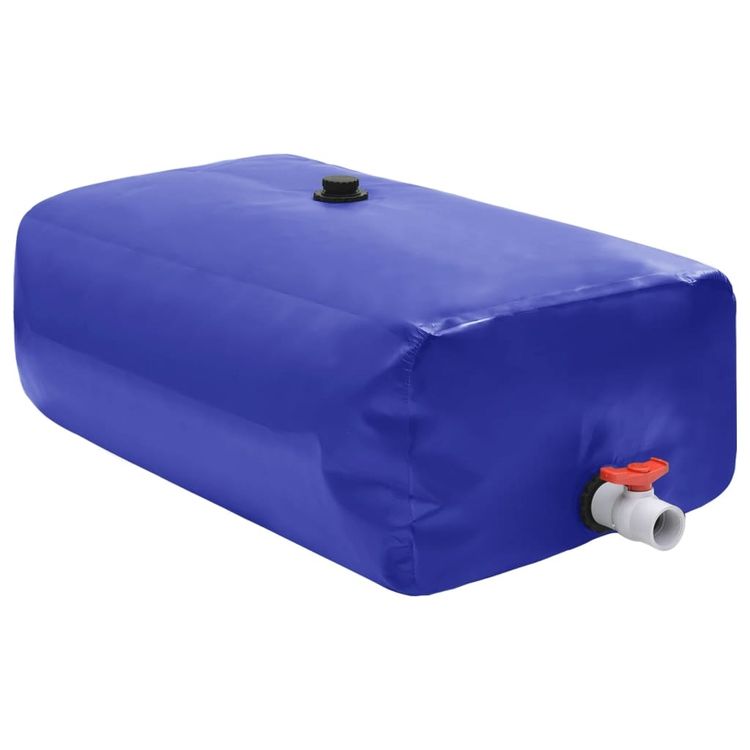 Wassertank mit Wasserhahn Faltbar 1500 L PVC (Neu und originalverpackt ...
