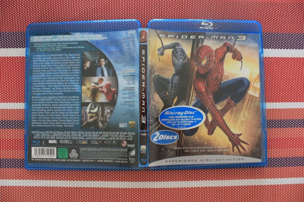 Spider-Man 3 (Spiderman Tobey Maguire) - 2-DISC-BLU-RAY(756) | Kaufen ...