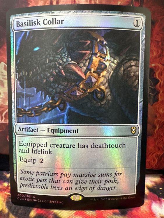 Basilisk Collar FOIL 300/361 Baldurs Gate (Neu (gemäss Beschreibung ...