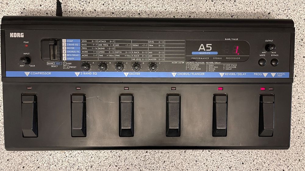 Korg A5 Multi-FX Vintage Multi Effects Pedal (Gebraucht) in Dübendorf ...