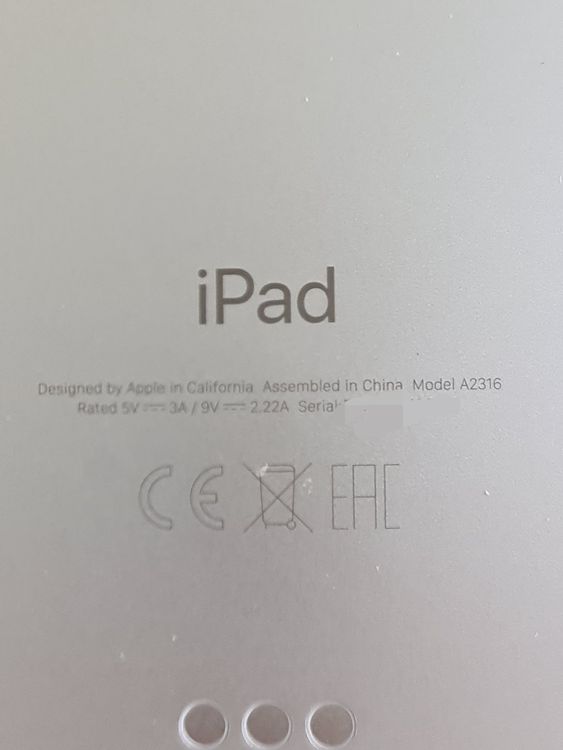 ipad Air (A2316) 64GB WIFI 10.9'' Display (Gebraucht) in Thalwil für ...