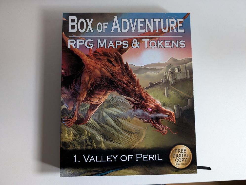 Box of Adventure - 1. Valley of Peril (RPG Maps & Tokens) (Gebraucht ...