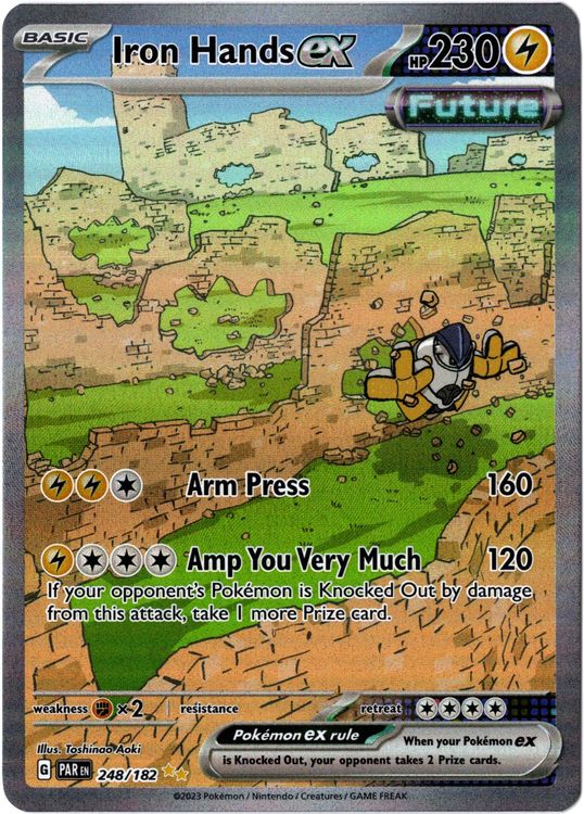 Pokemon Paradox Rift Iron Hands ex Eisenhand ex SIR 248/182 | Kaufen ...