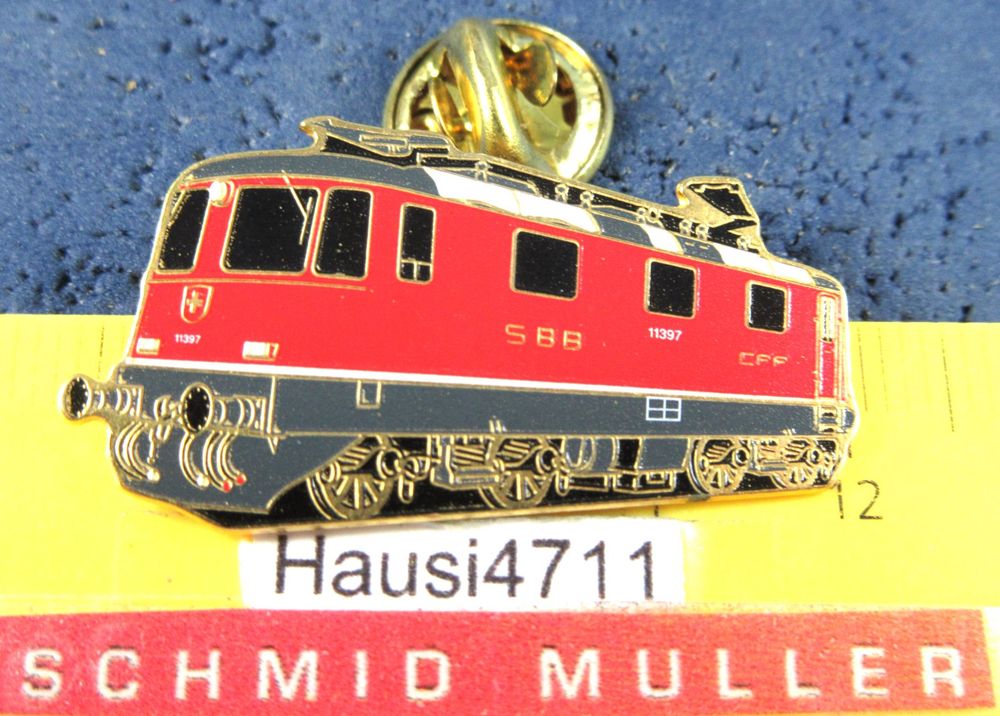SBB LOK ZÜRICH RE 4/4 PIN BAHN ZUG SCHMID-MÜLLER LIM.Auf1000 | Kaufen auf Ricardo