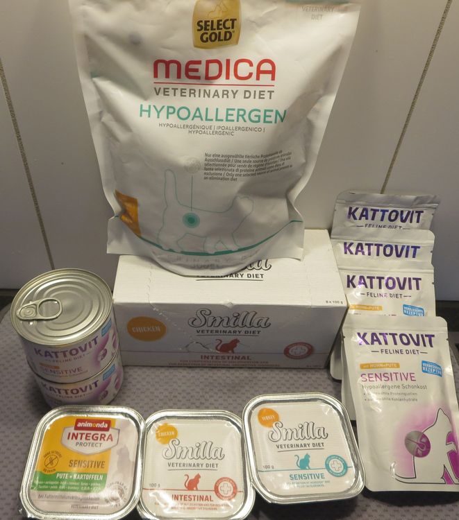 Spezial Futter für Katzen mit Futtermittelunverträglichkeit (Neu und ...