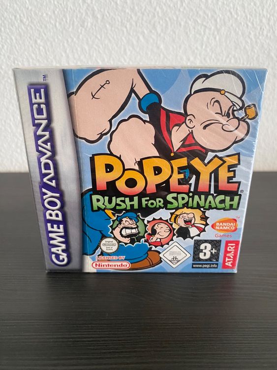 GAME BOY ADVANCE / POPEYE RUSH FOR SPINACH NEW / SEALED (Neu und ...