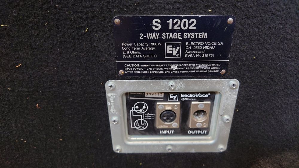 Electro Voice Lautsprecher S1202 (Gebraucht) in St. Gallen für CHF 50 ...