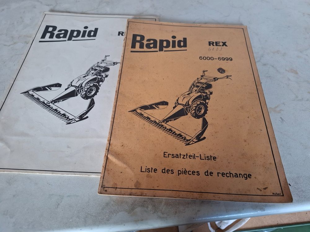 Rapid Rex 6000-6999 Ersatzteilliste (Gebraucht) in Pany für CHF 15 ...